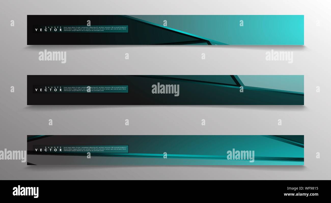 Vector banners with light blue backgrounds suitable for advertising and ...