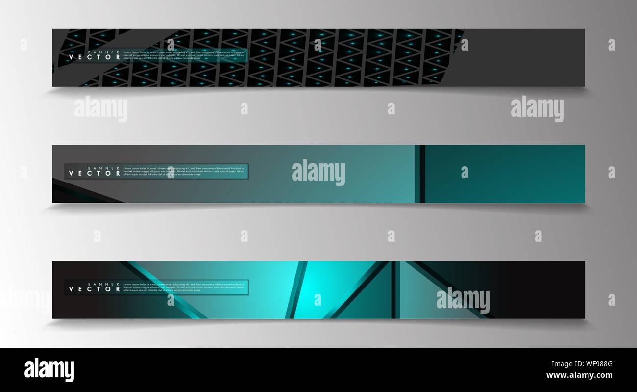 Vector banners with light blue backgrounds suitable for advertising and ...