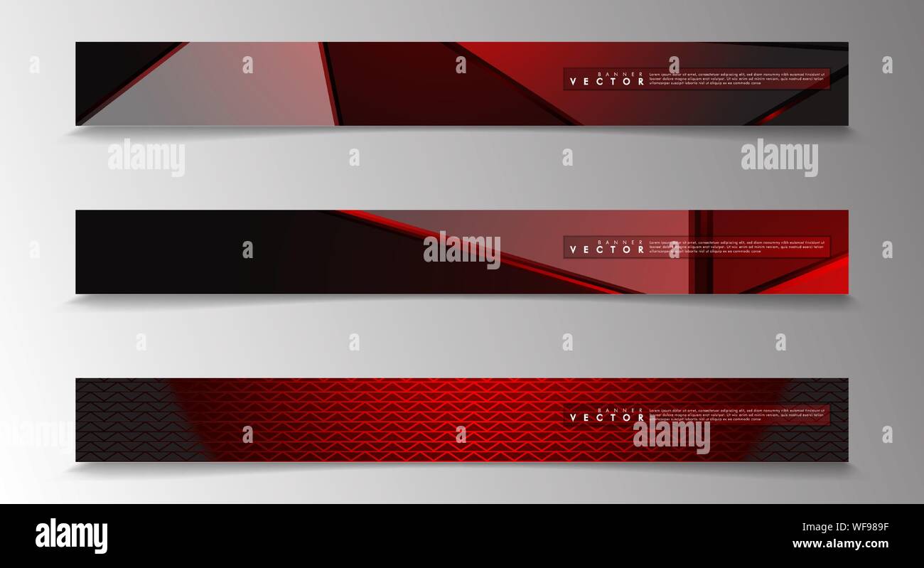 Vector banners with light red backgrounds suitable for advertising and ...