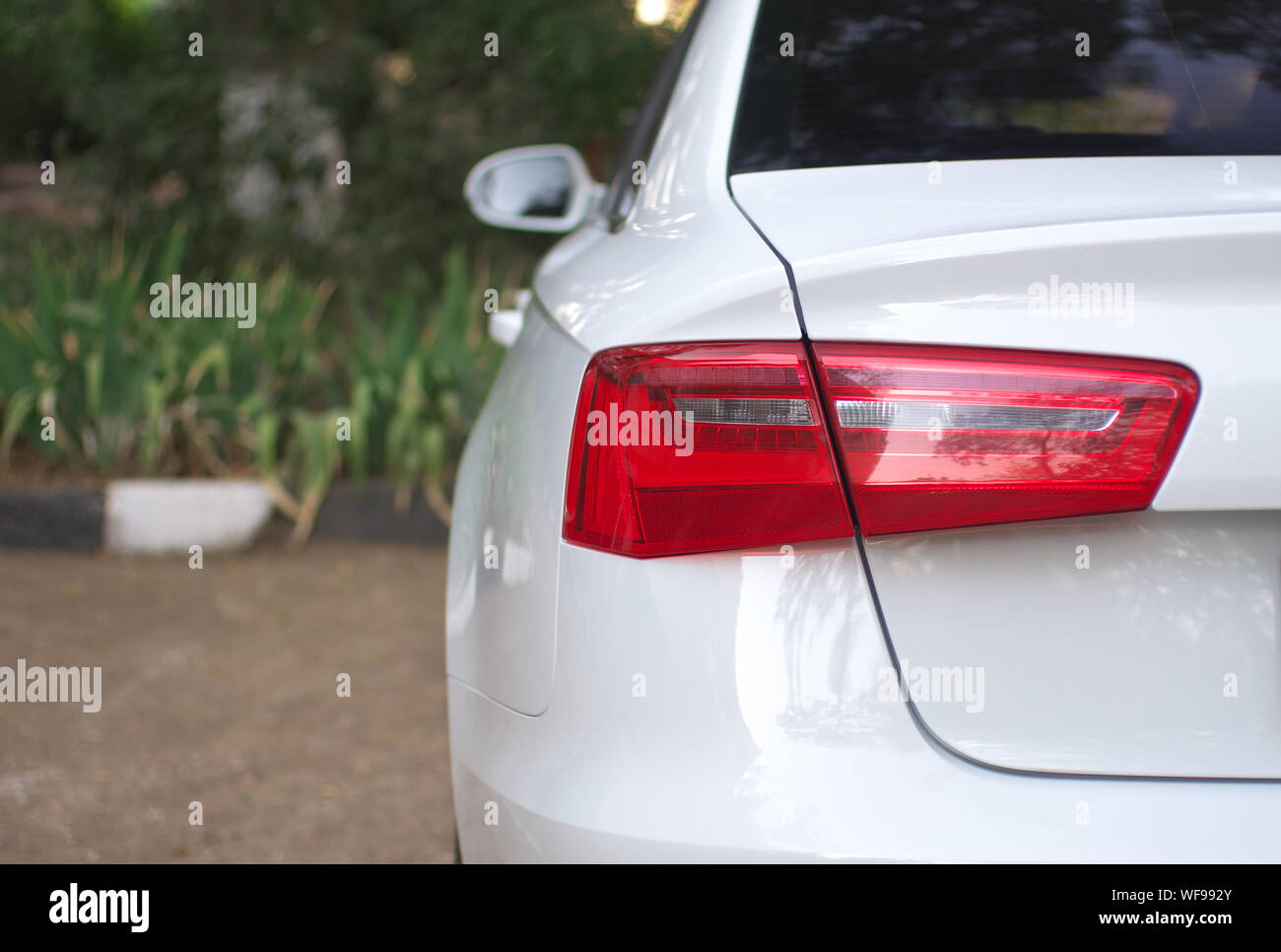 Car on road. Element of design Stock Photo - Alamy