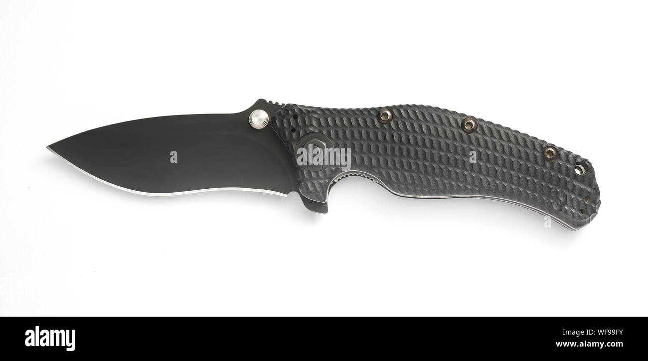 Isolated knife. Element of design Stock Photo - Alamy