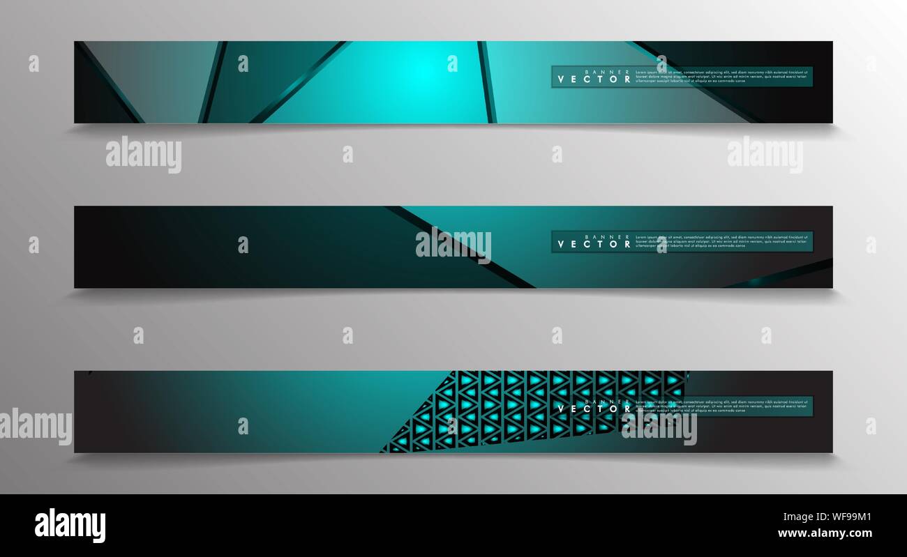 Vector banners with light blue backgrounds suitable for advertising and ...
