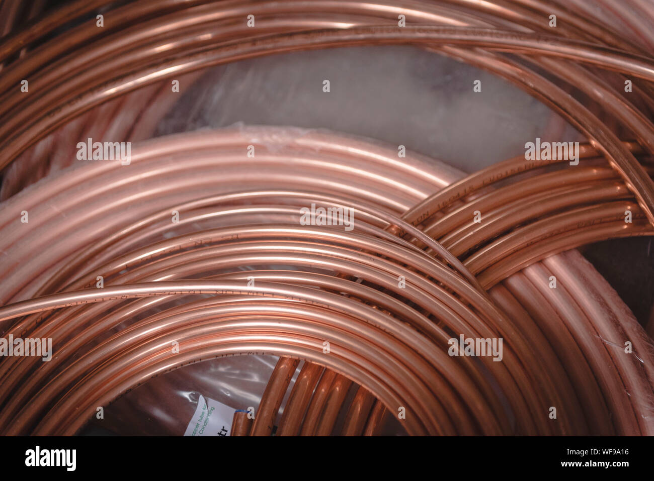 Rolled up plastic cables hi-res stock photography and images - Alamy