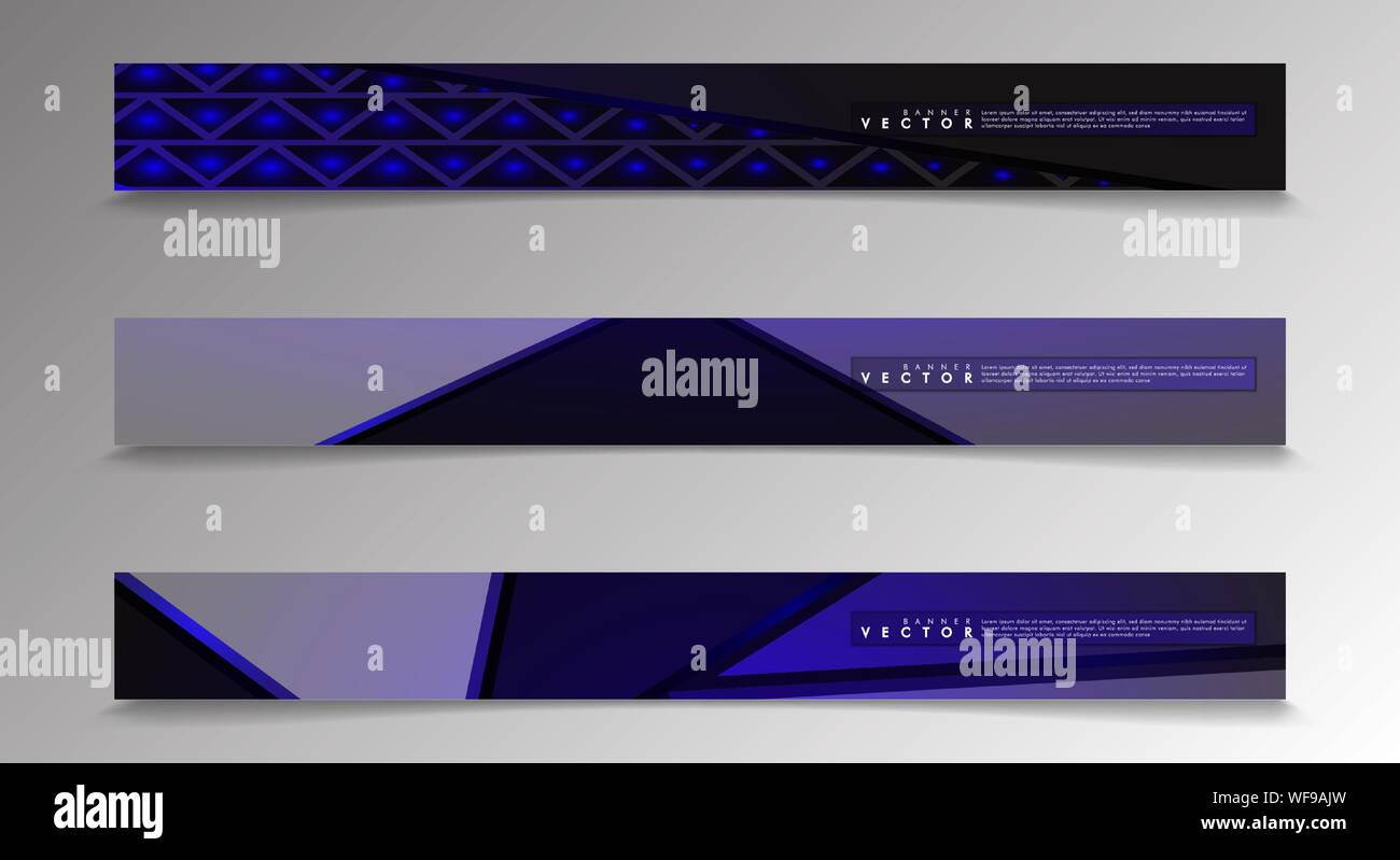 Vector banners with light blue backgrounds suitable for advertising and ...