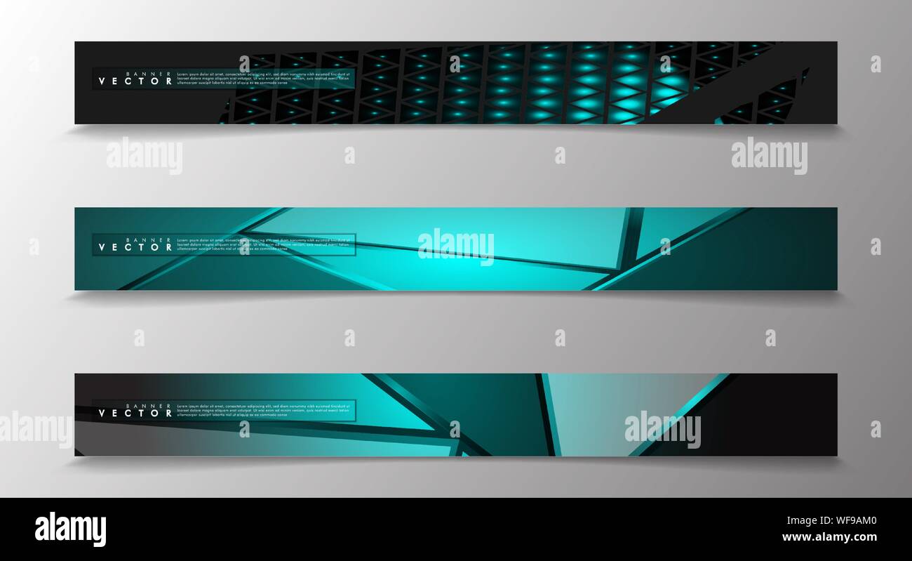 Vector banners with light blue backgrounds suitable for advertising and ...