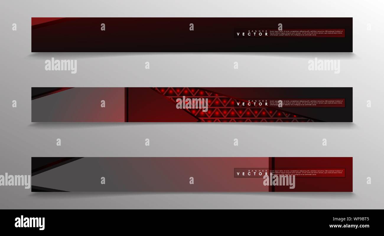 Vector banners with light red backgrounds suitable for advertising and ...