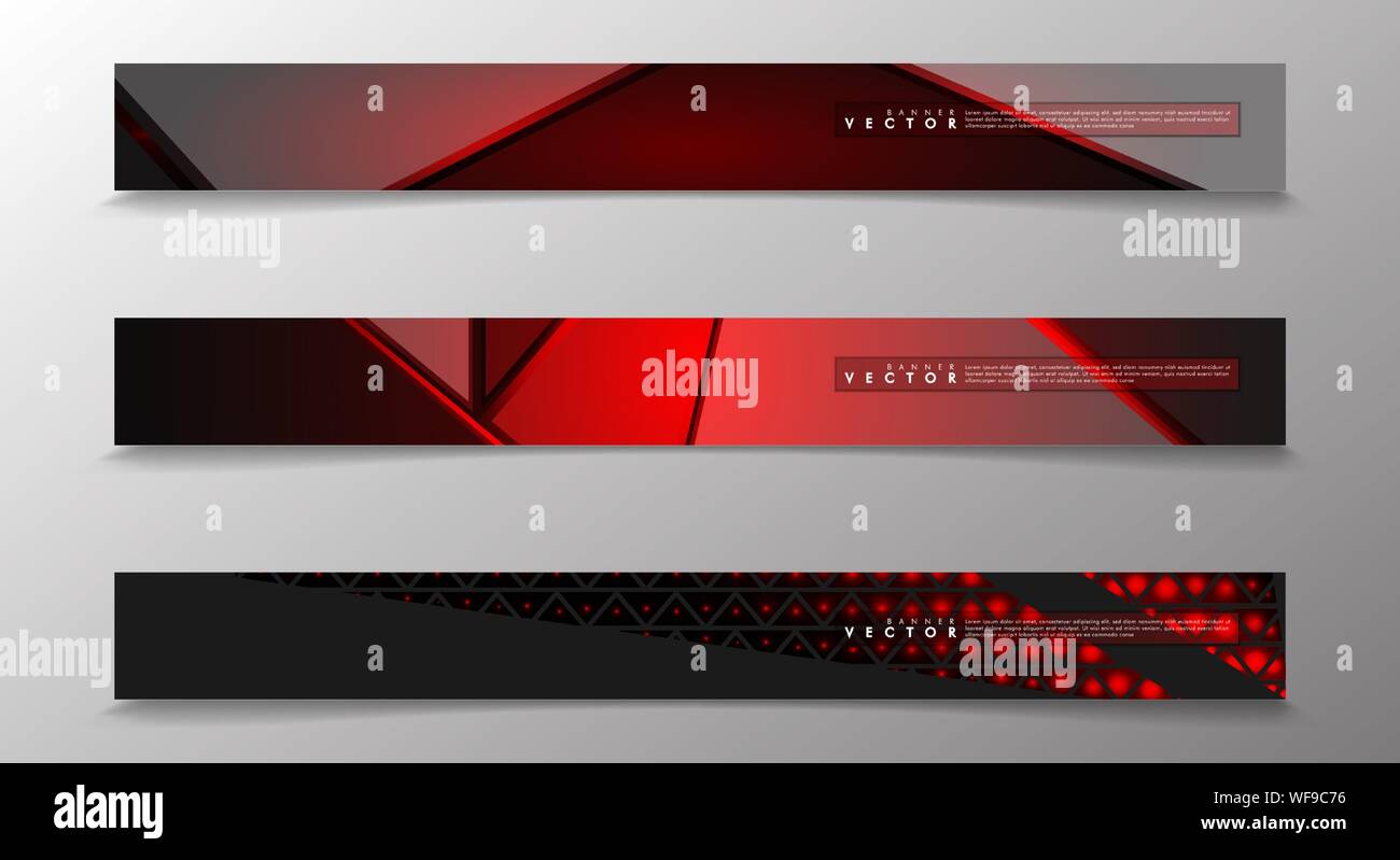 Vector banners with light red backgrounds suitable for advertising and ...