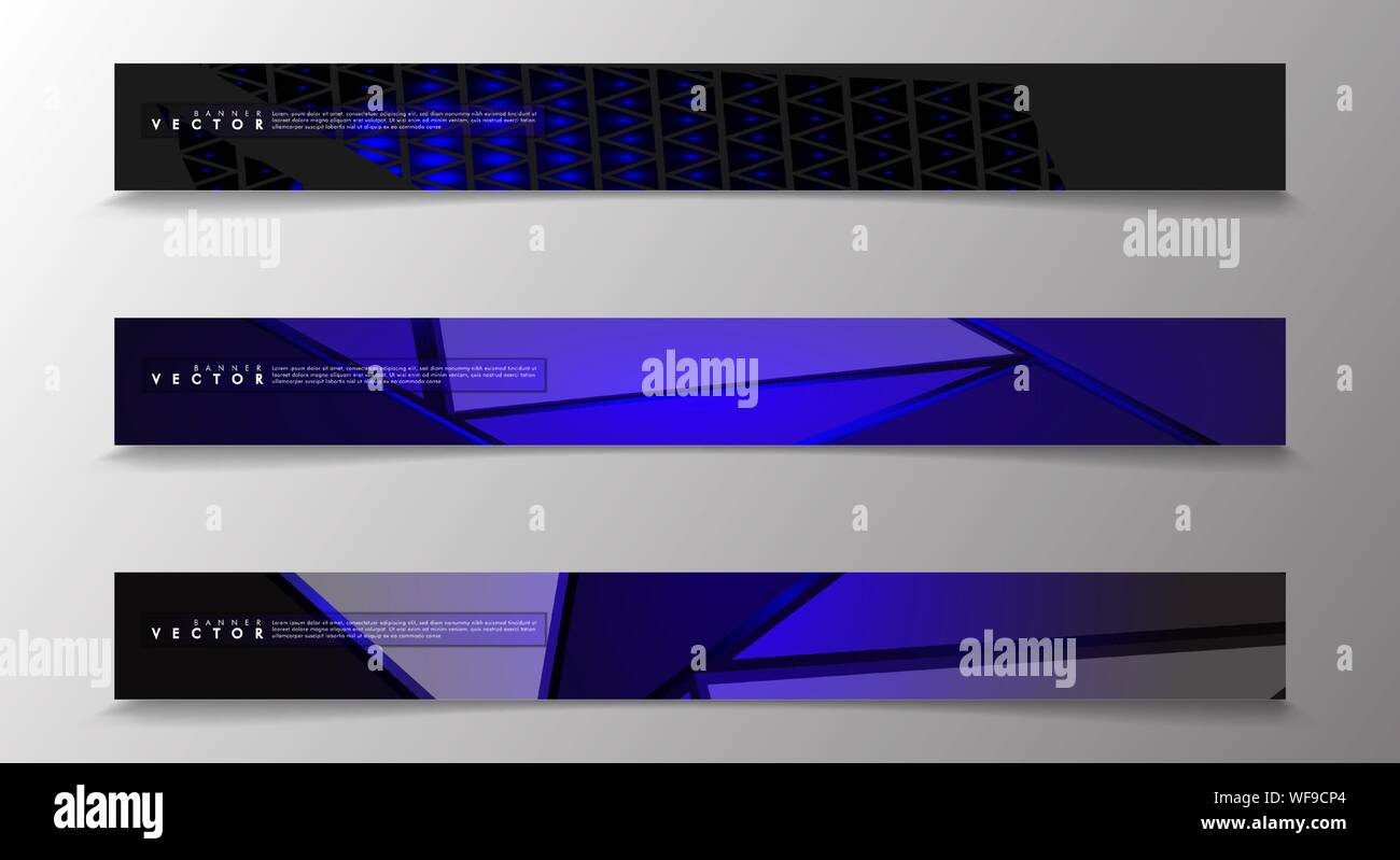 Vector banners with light blue backgrounds suitable for advertising and ...