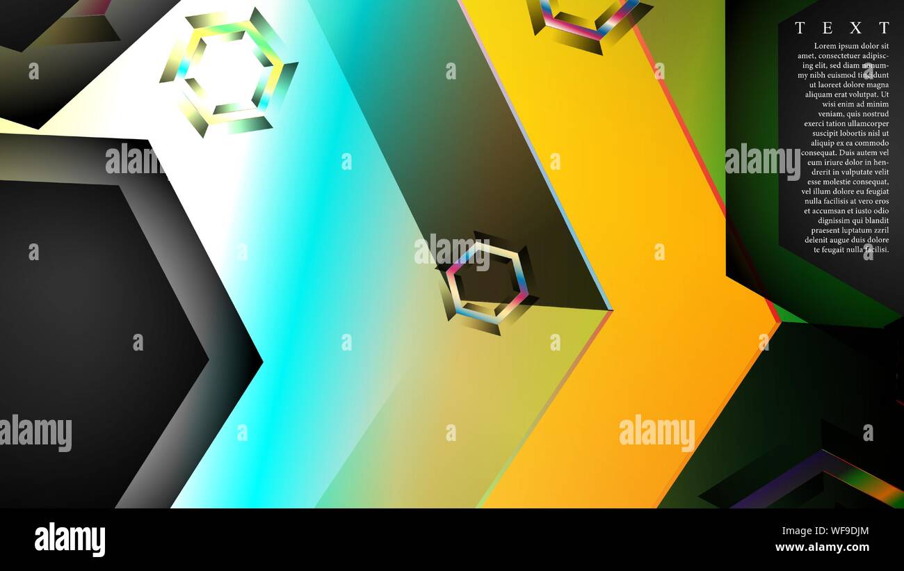 Overlapping Hexagon Vector Backgrounds Suitable For Any Background