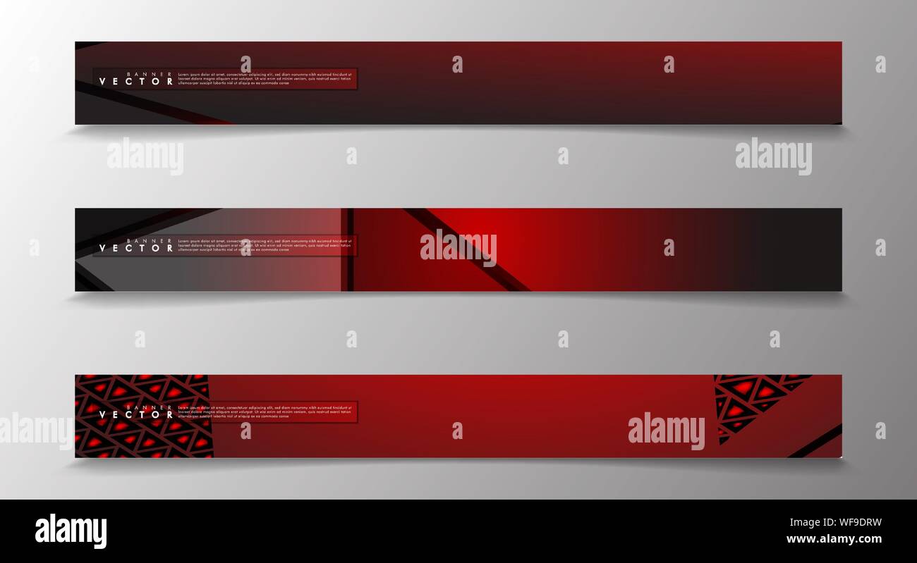 Vector banners with light red backgrounds suitable for advertising and ...