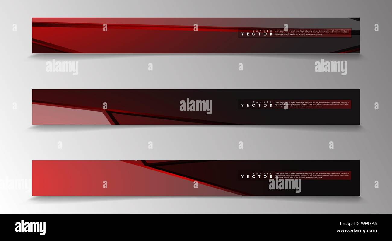 Vector banners with light red backgrounds suitable for advertising and ...
