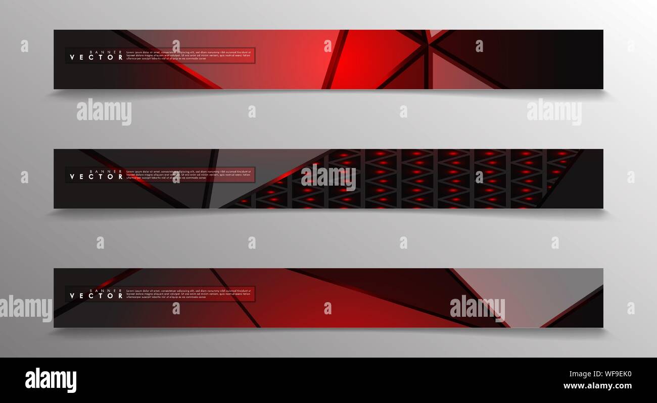 Vector banners with light red backgrounds suitable for advertising and ...
