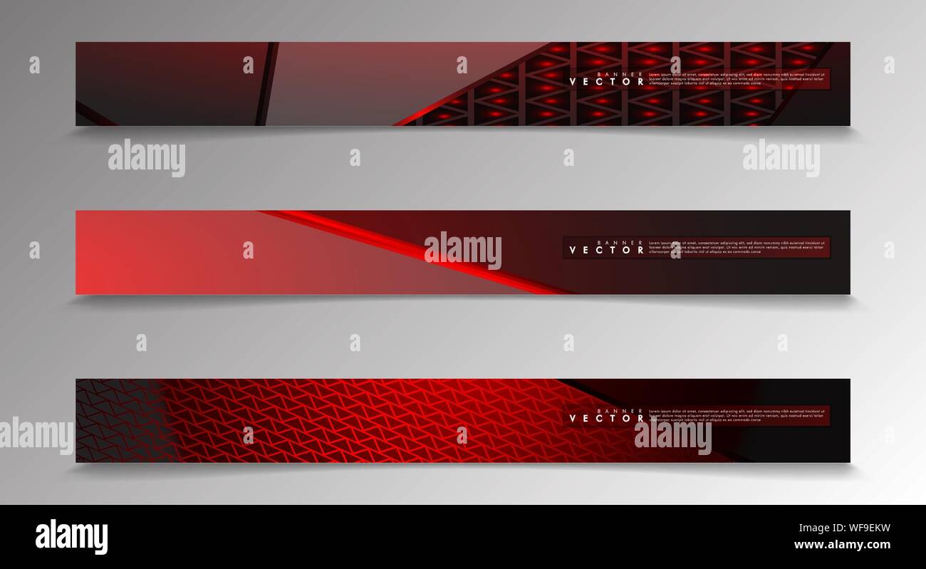 Vector banners with light red backgrounds suitable for advertising and ...