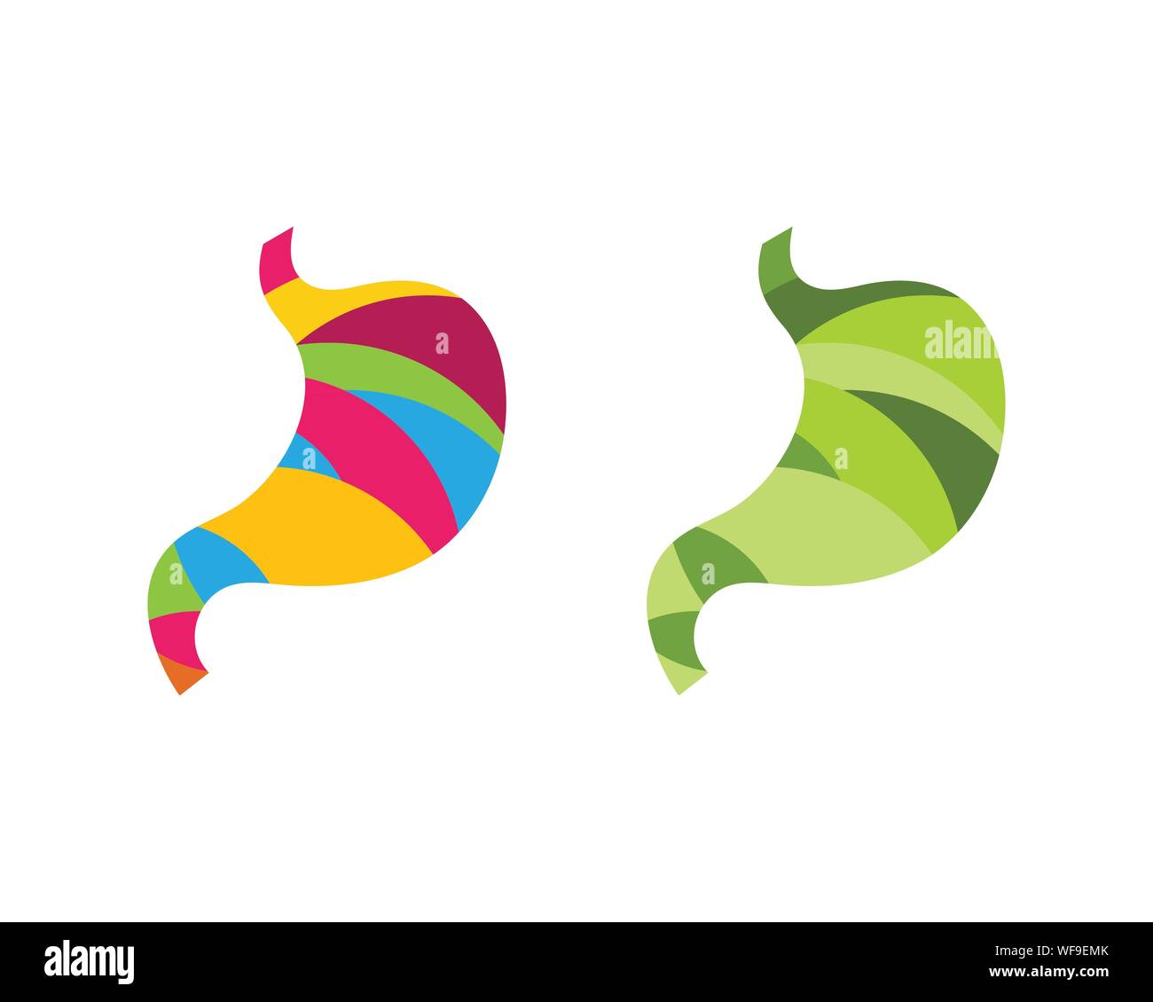 stomach care icon designs concept vector illustration Stock Vector ...