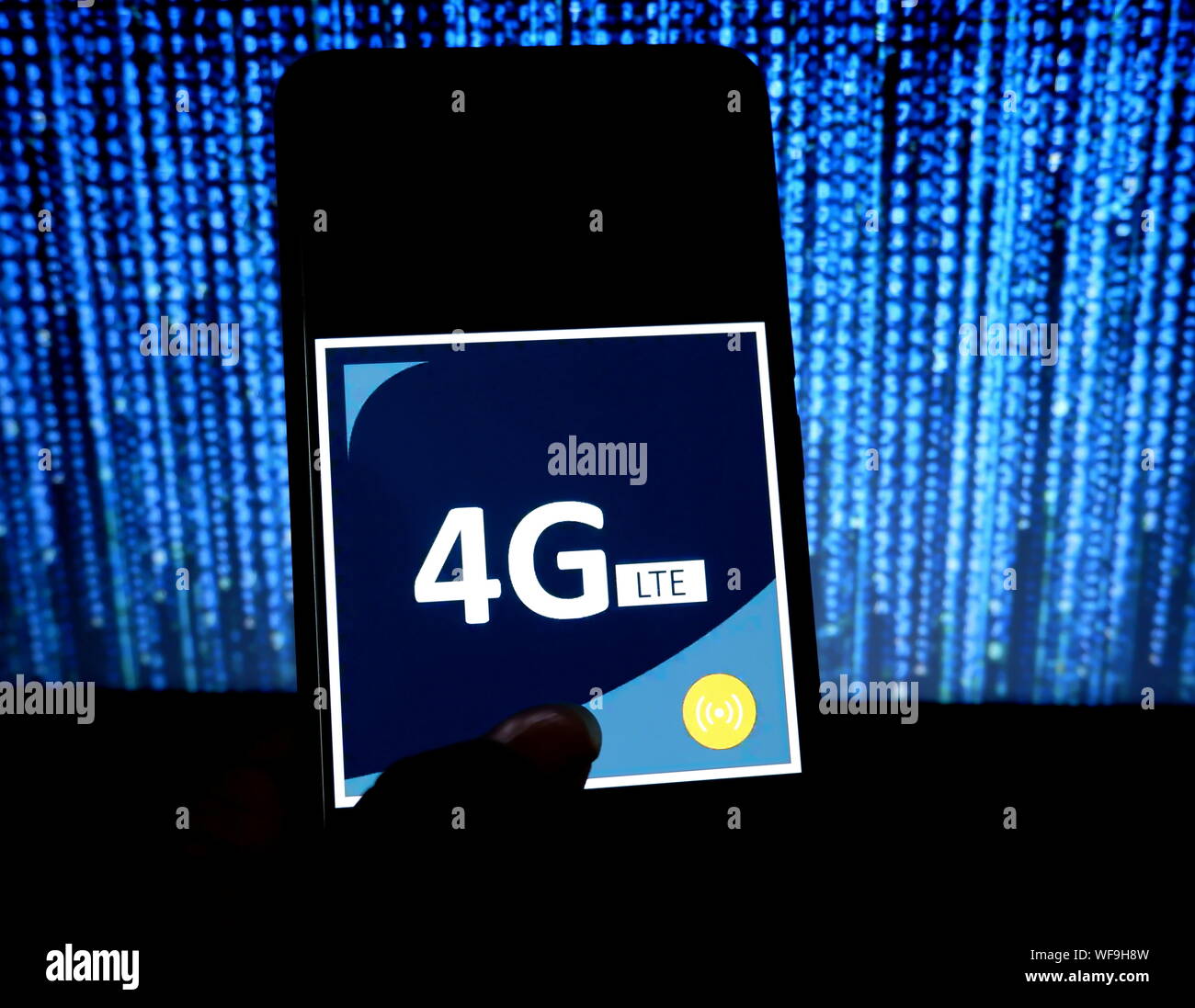 India. 30th Aug, 2019. In this photo illustration an upcoming network ...
