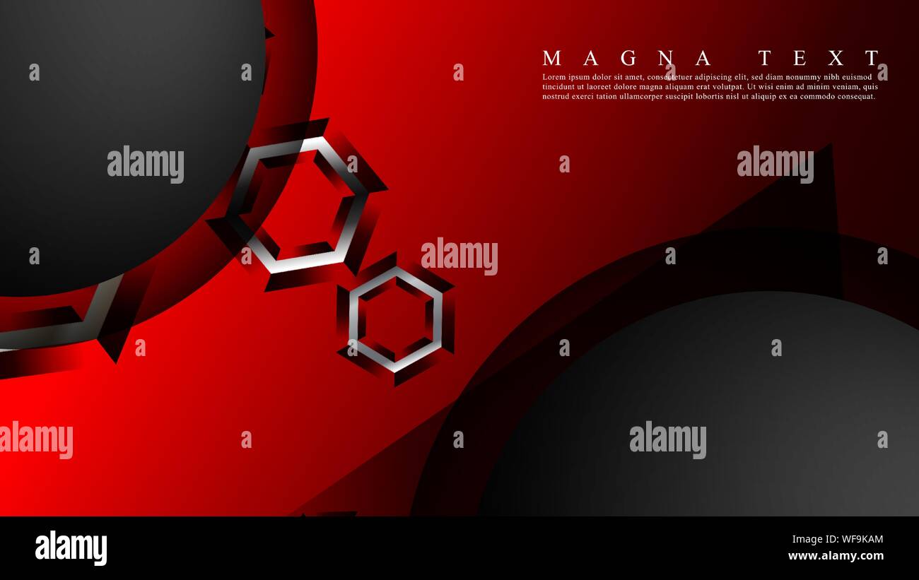 Abstract vector background with hexagon overlapping pattern. Vector ...