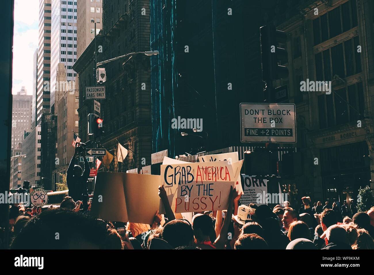 Protestors placards hi-res stock photography and images - Alamy