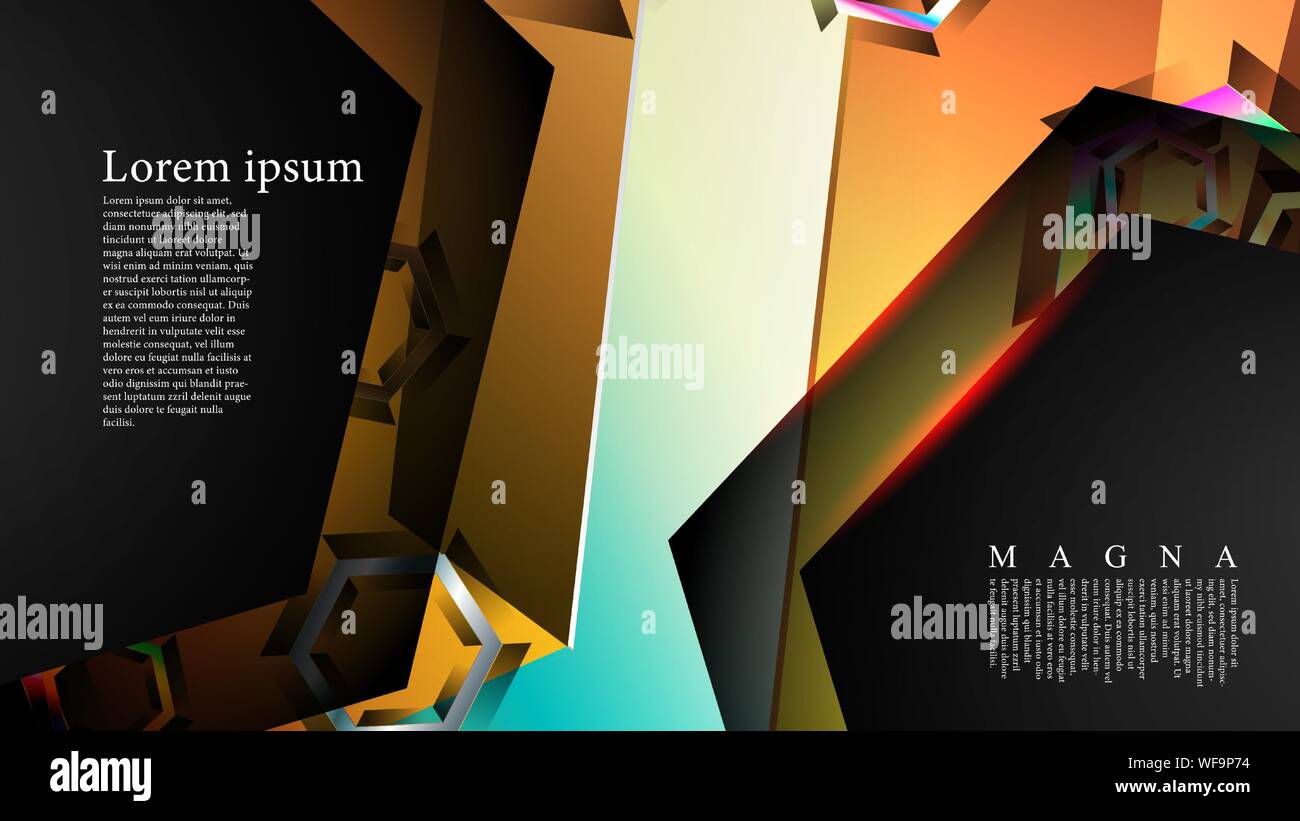 Overlapping Hexagon Vector Backgrounds Suitable For Any Background