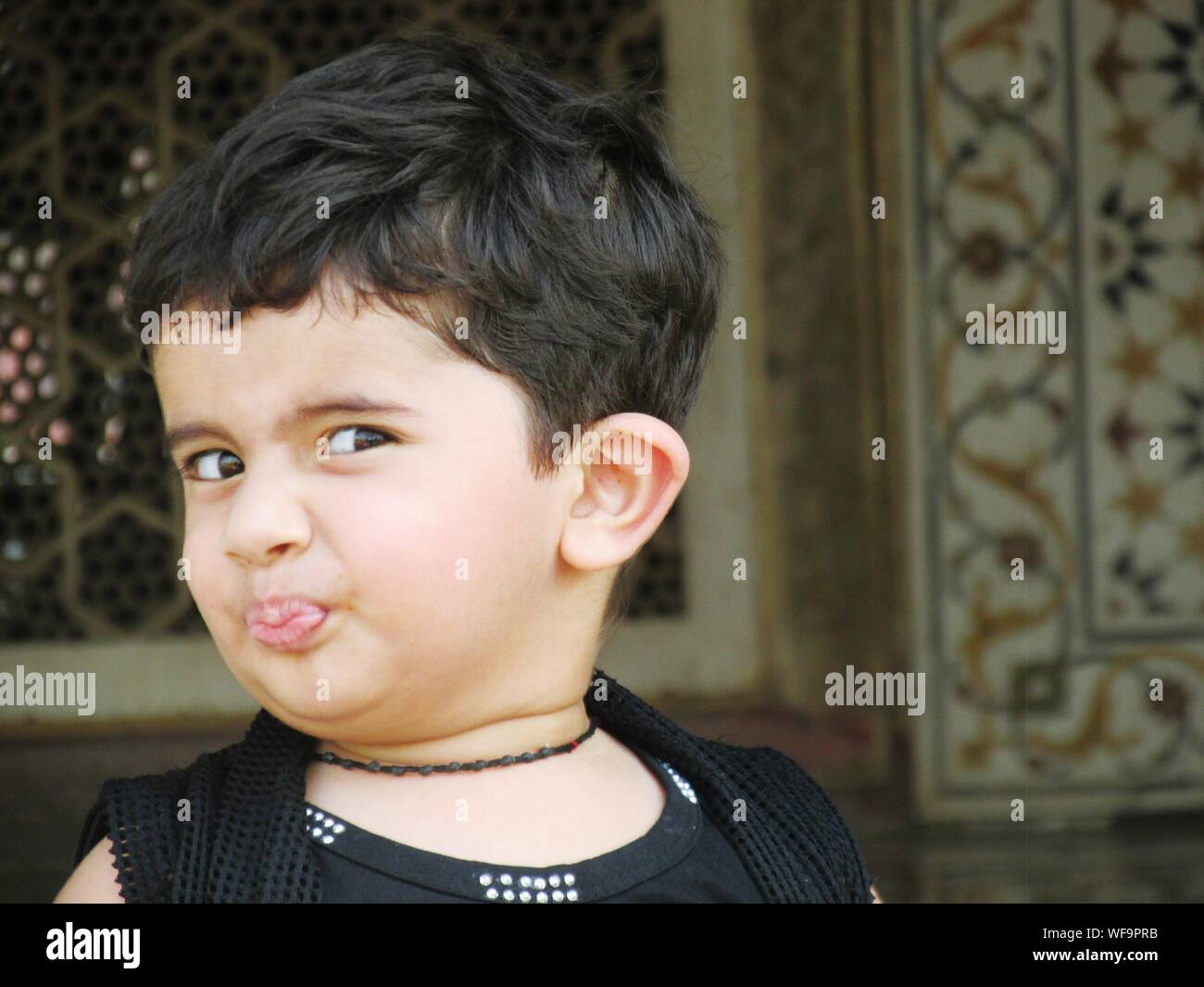 Girl making cute face hi-res stock photography and images - Alamy