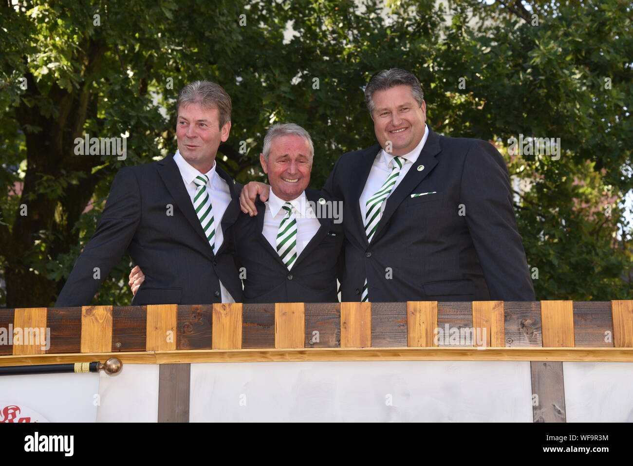 Cologne, Germany. 30th Aug, 2019. The new Cologne carnival triumvirate ...