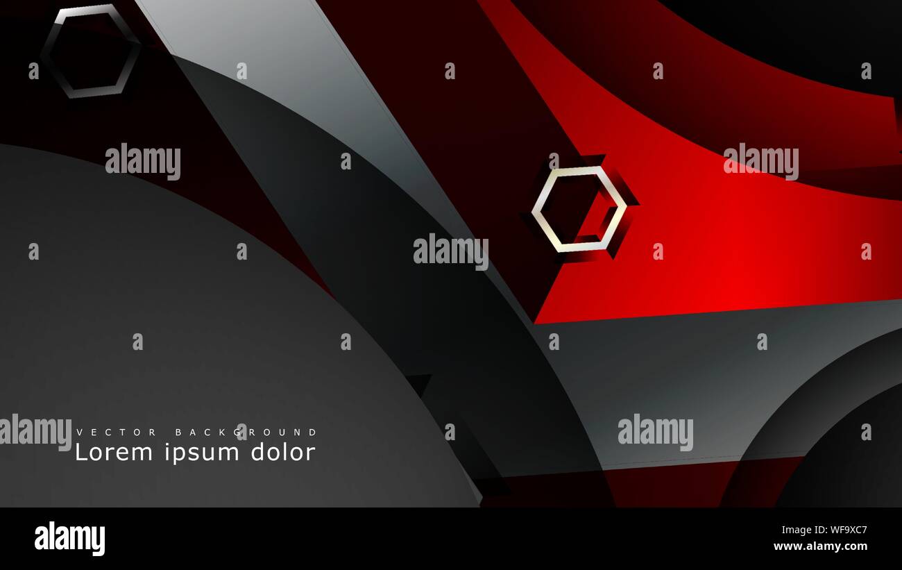 Abstract vector background with hexagon overlapping pattern. Vector ...