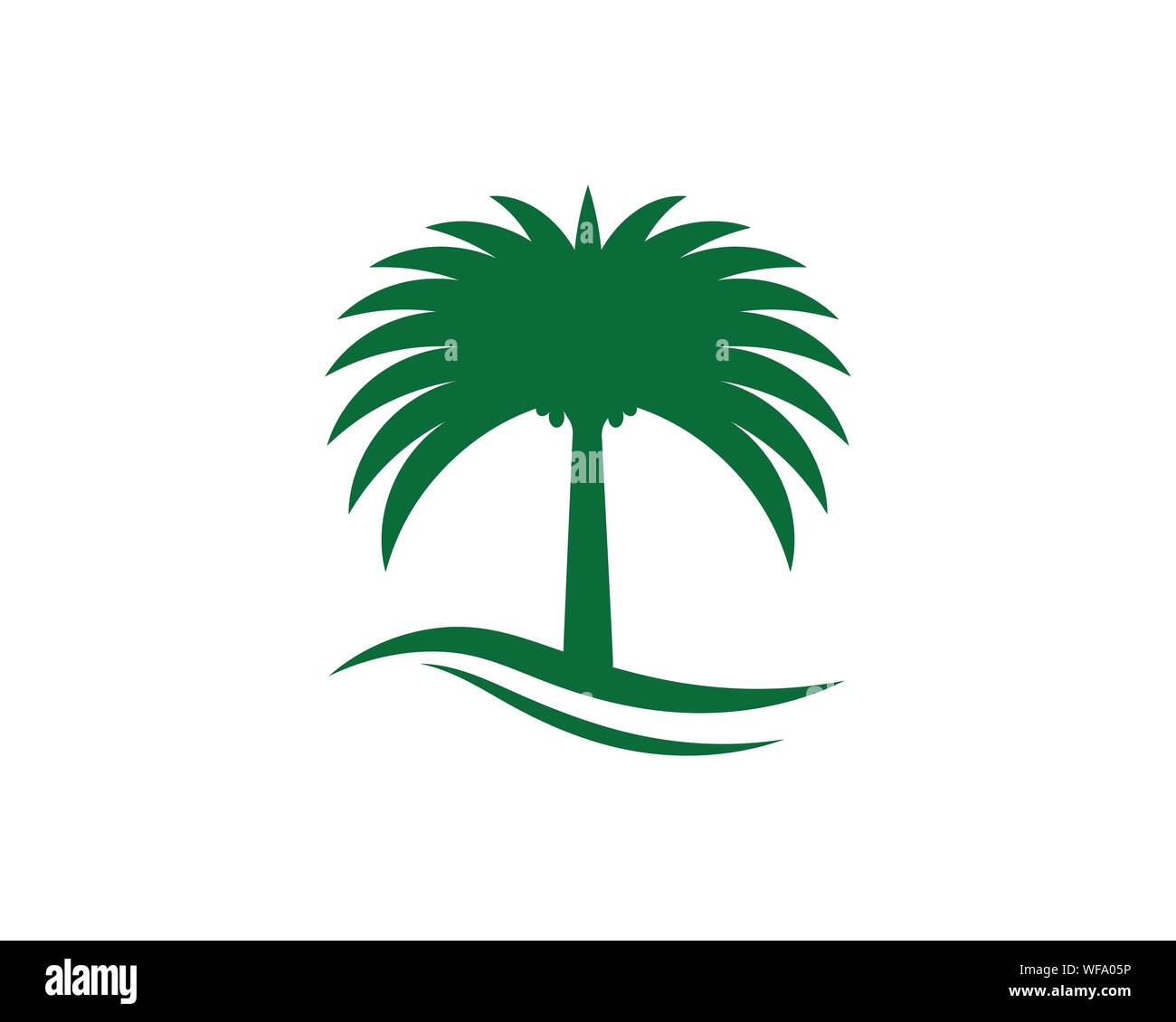 Date palm tree Stock Vector Images - Alamy