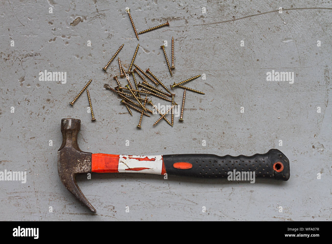Hammer Screw High Resolution Stock Photography and Images - Alamy
