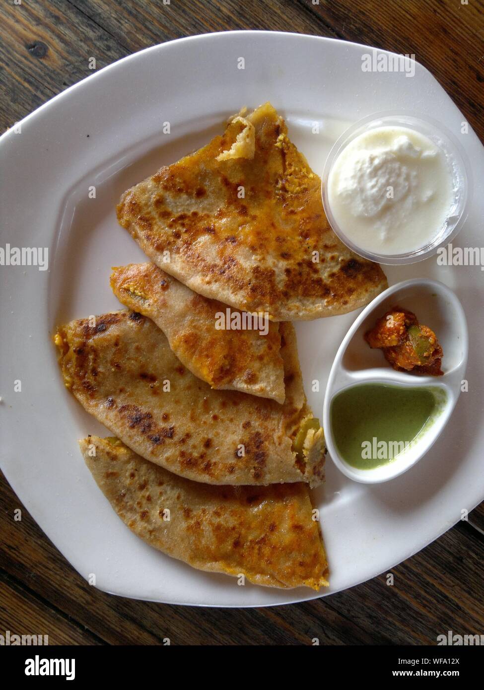 Paratha Plate High Resolution Stock Photography and Images - Alamy