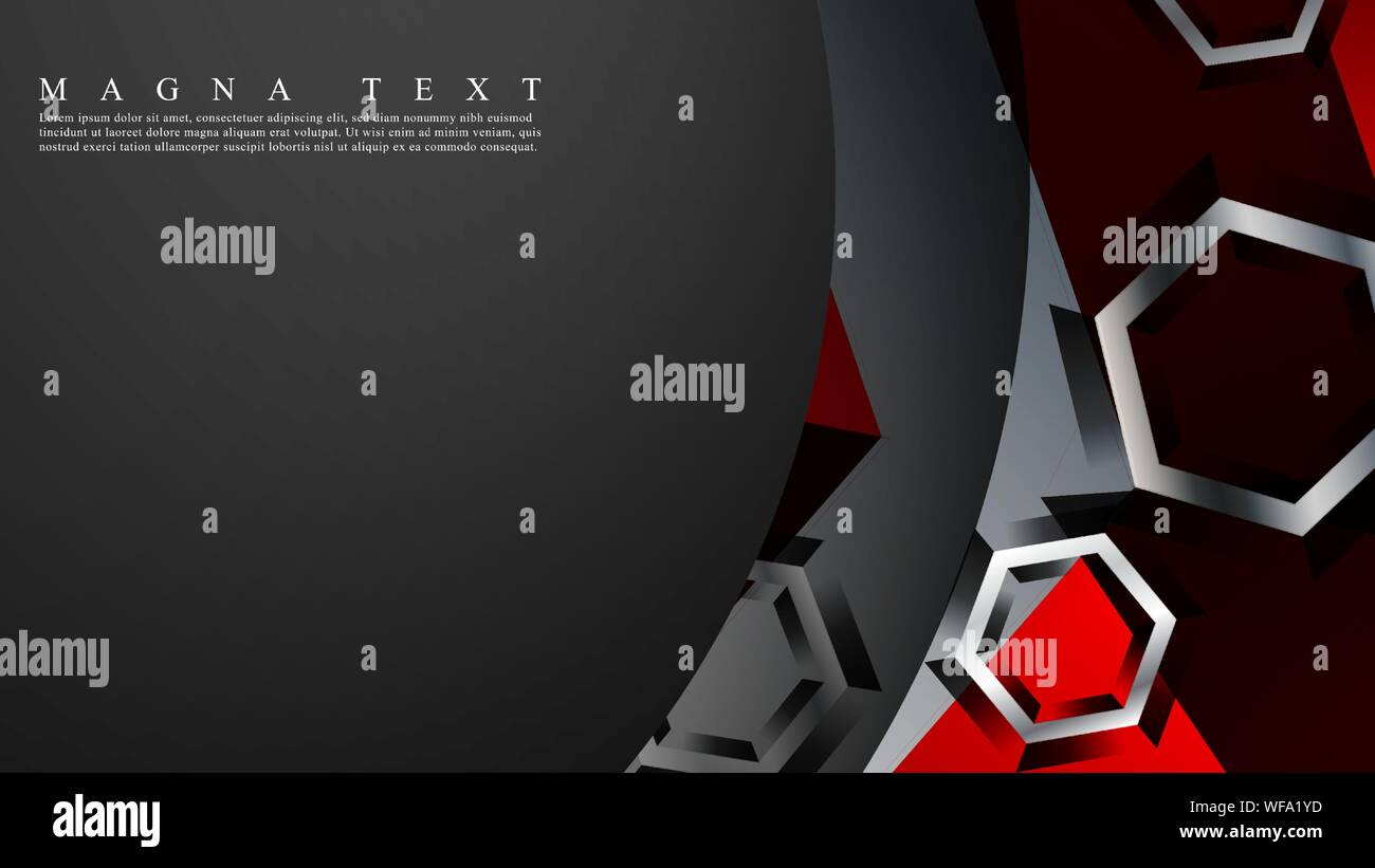 Abstract vector background with hexagon overlapping pattern. Vector ...