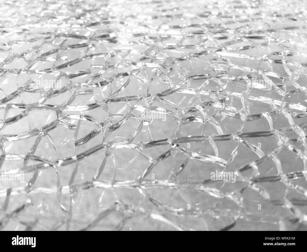 Shattered glass Black and White Stock Photos & Images - Alamy