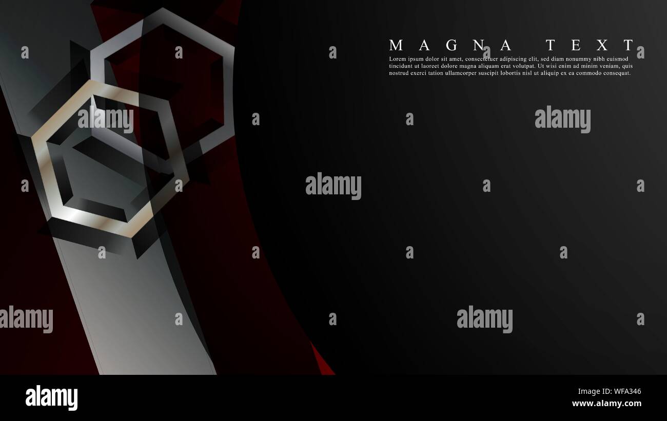 Abstract vector background with hexagon overlapping pattern. Vector ...