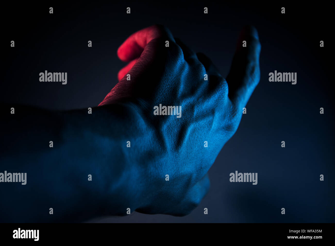 Blue light development hi-res stock photography and images - Alamy