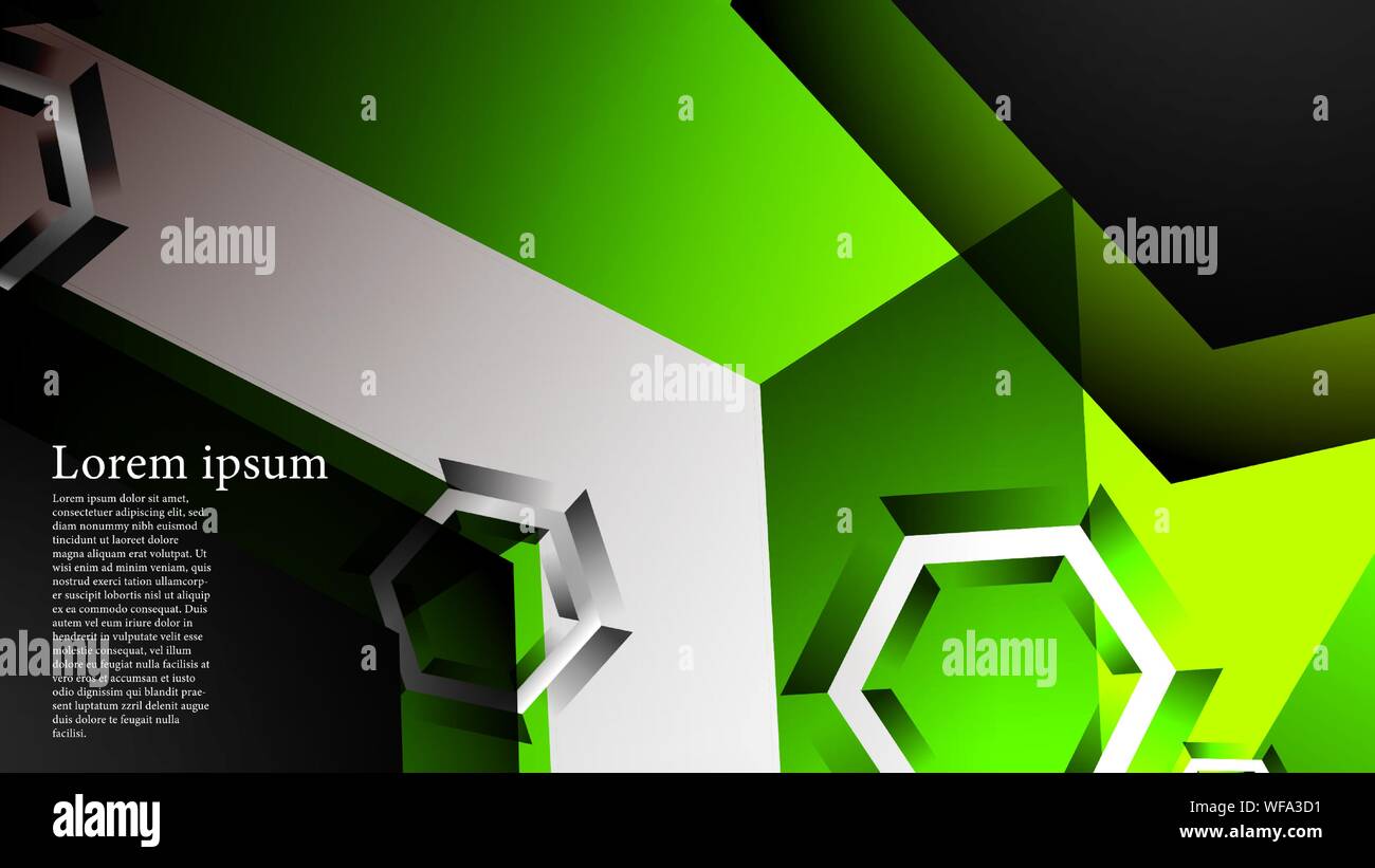 Abstract vector background with hexagon overlapping pattern. Vector ...