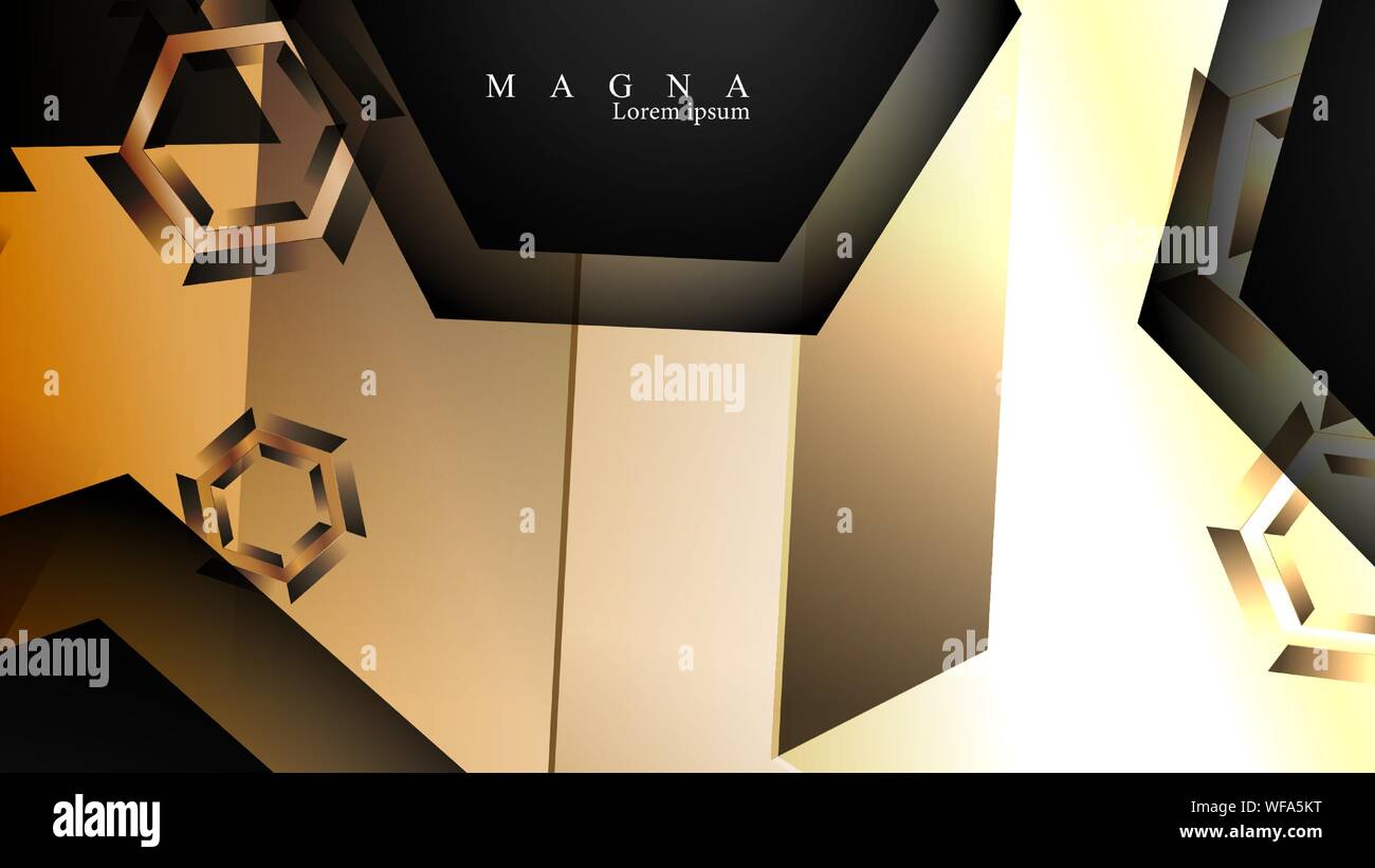 abstract vector background with gradient hexagon shapes. the background ...