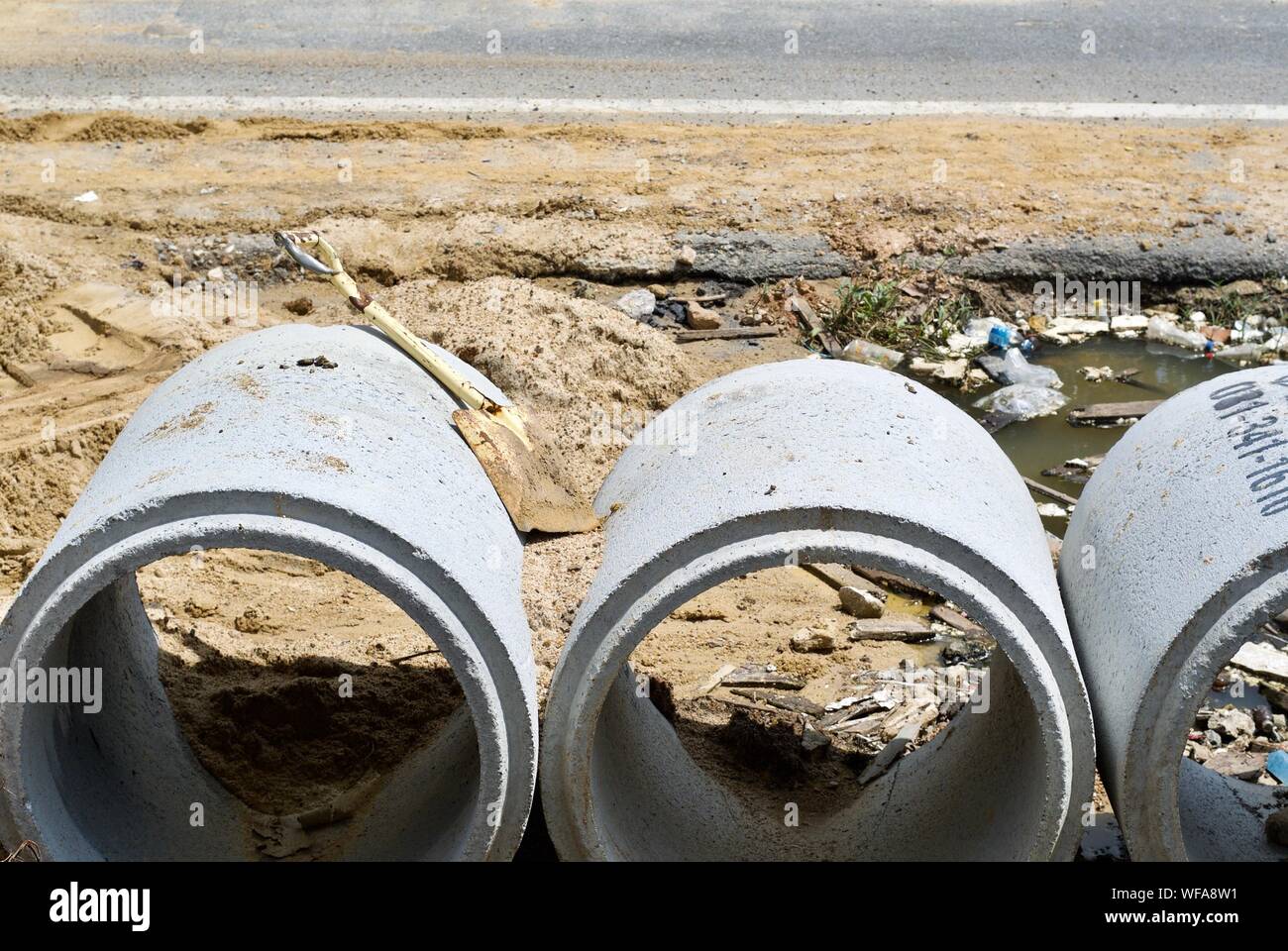 Sand pipes hi-res stock photography and images - Alamy