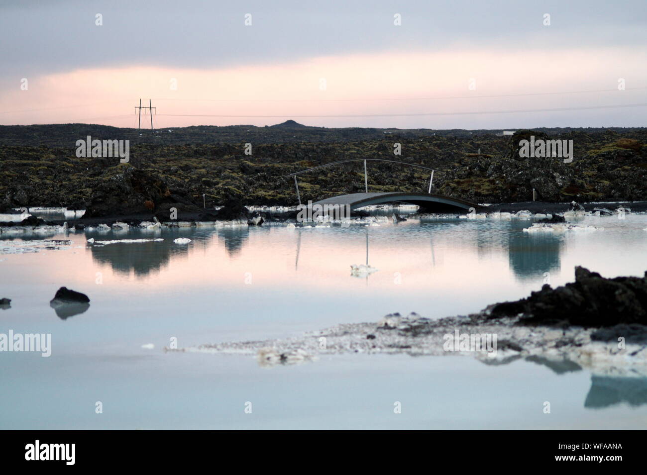 Blue lagoon sunset hi-res stock photography and images - Alamy