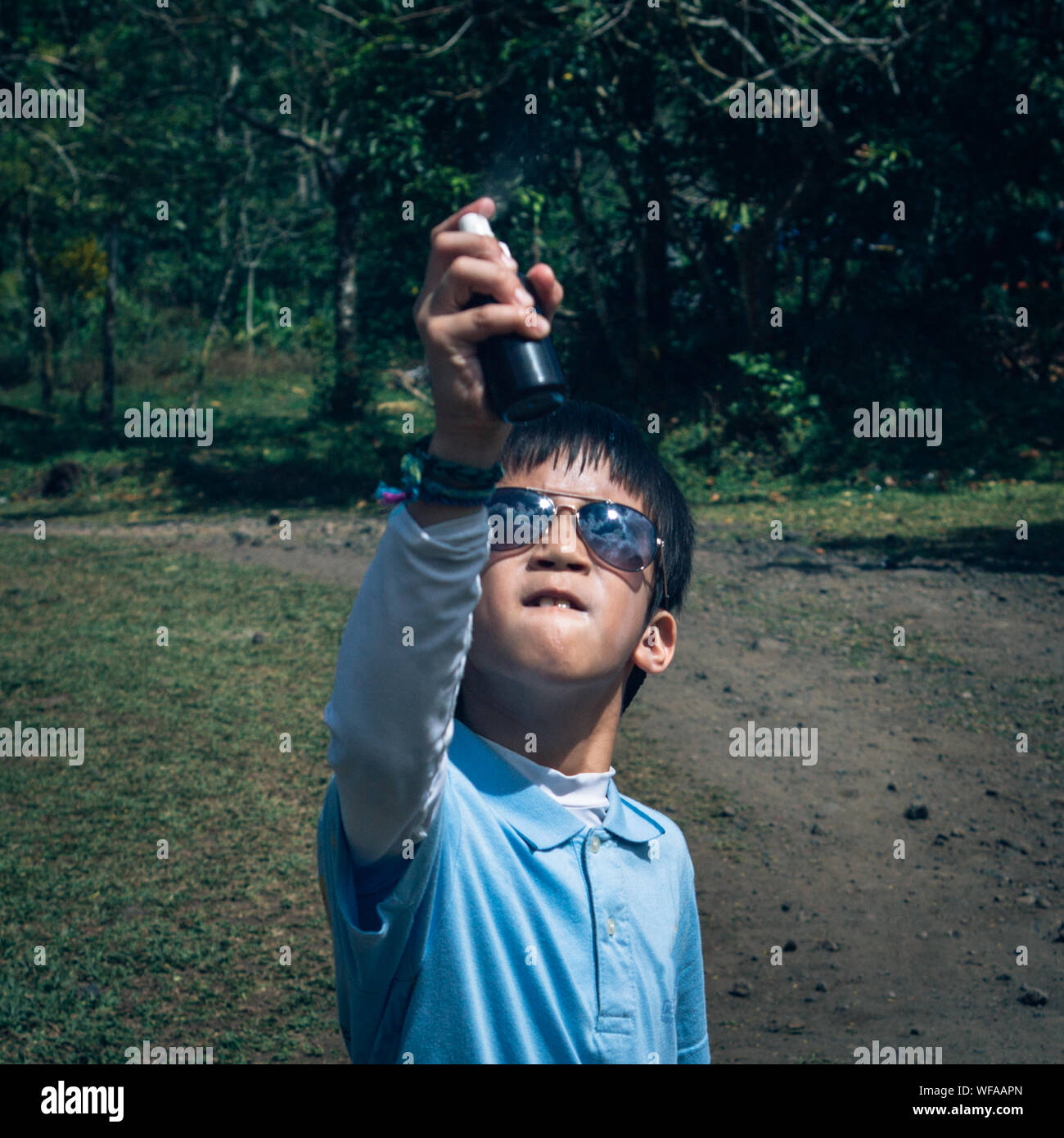 Spraying on perfume hi-res stock photography and images - Alamy