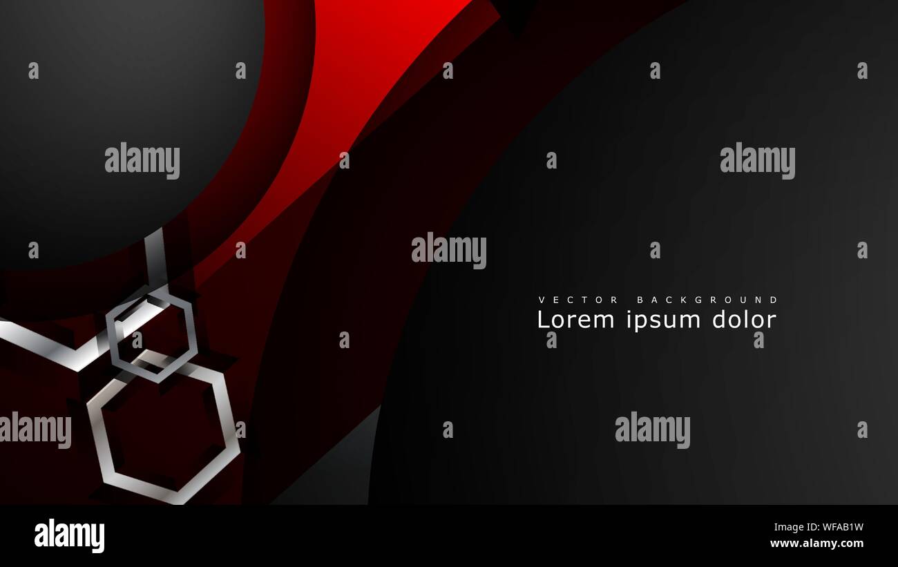 Abstract vector background with hexagon overlapping pattern. Vector ...