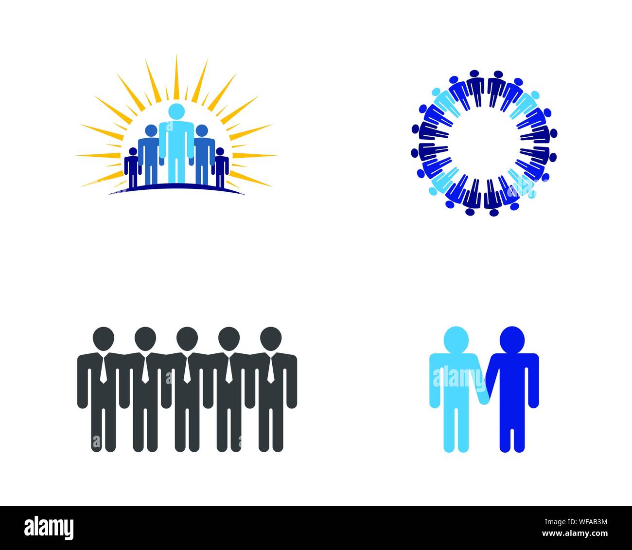 Office teamwork people icon Stock Vector Images - Alamy