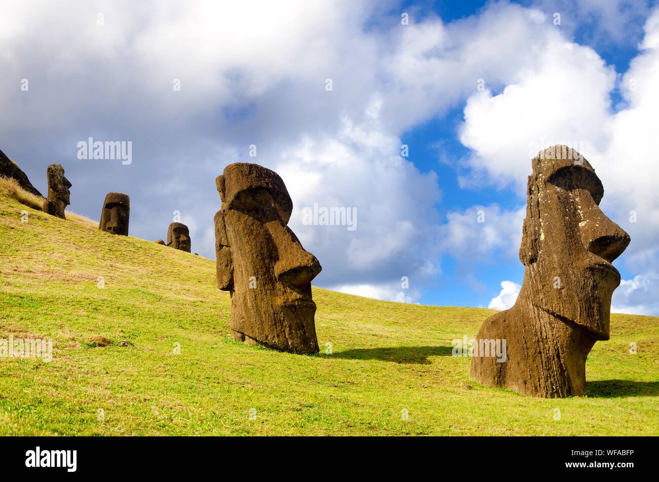 Rano raraku crater hi-res stock photography and images - Alamy