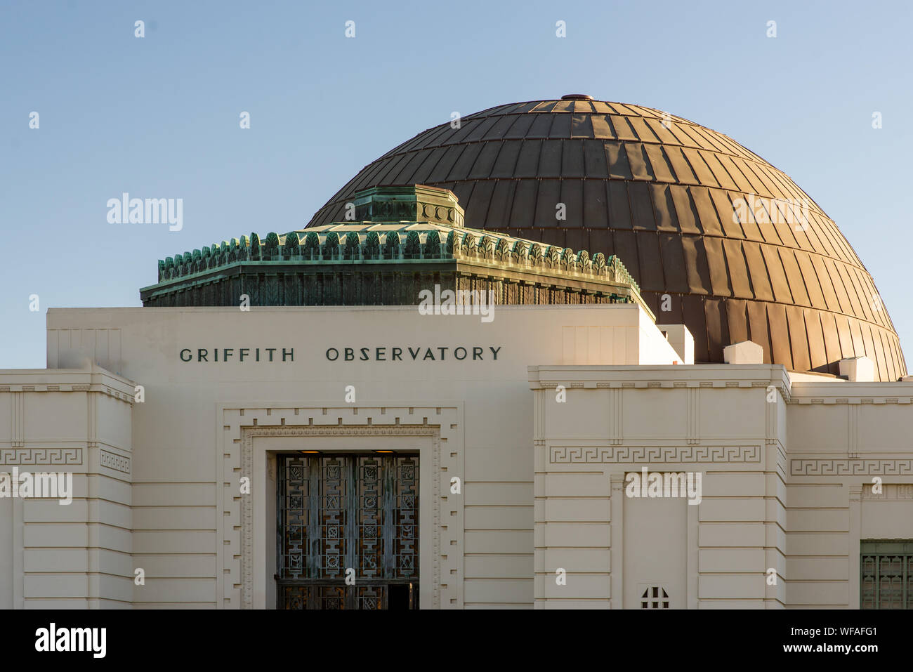 LA, USA - 3rd November 2018: Griffith Observatory entrance from the ...