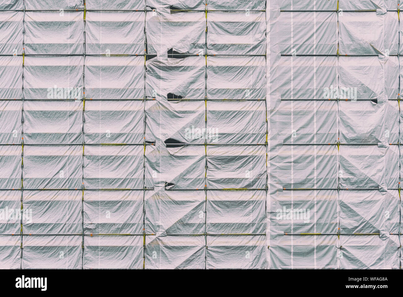Torn tarpaulin hi-res stock photography and images - Alamy