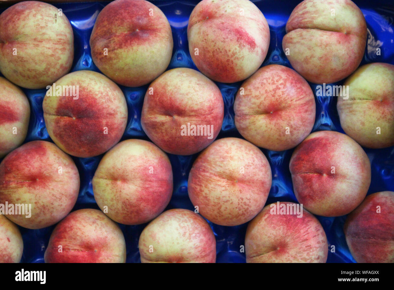Garden red peaches colorful hi-res stock photography and images - Alamy