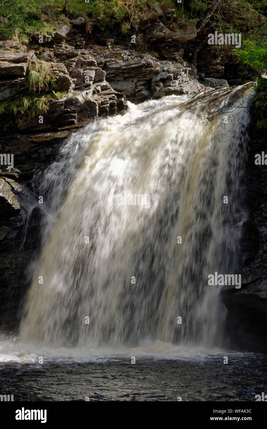 Falls of Falloch, Glen Falloch, Loch Lomond; Stirling, Scotland Stock ...