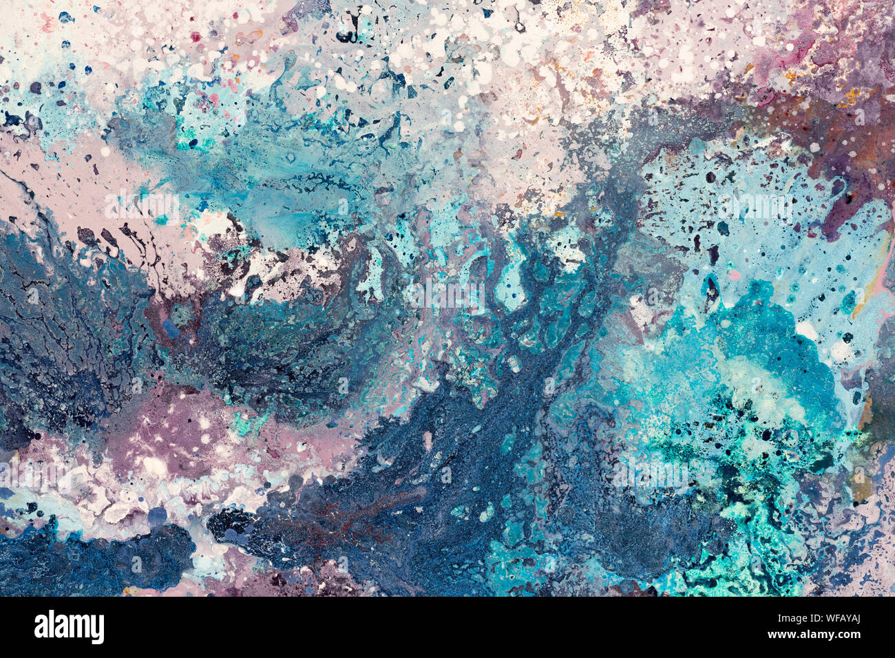 Ideal painting in blue tone for your interior Stock Photo - Alamy