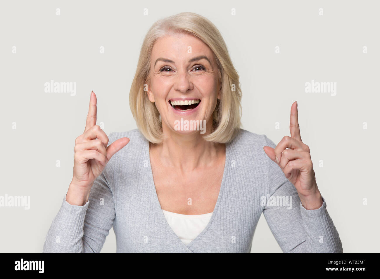 Excited point hi-res stock photography and images - Alamy