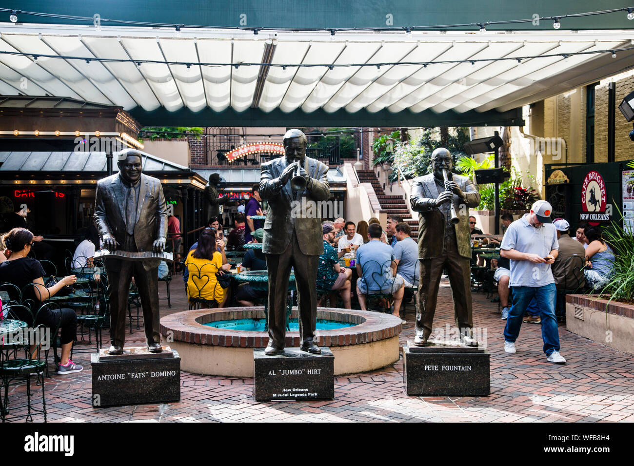 Musical Legends Park in the French Quarter, New Orleans, Louisiana ...