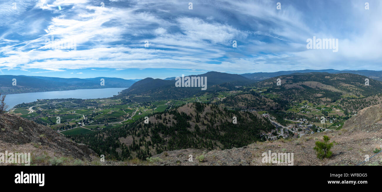 Okanagan aerial scenics hi-res stock photography and images - Alamy