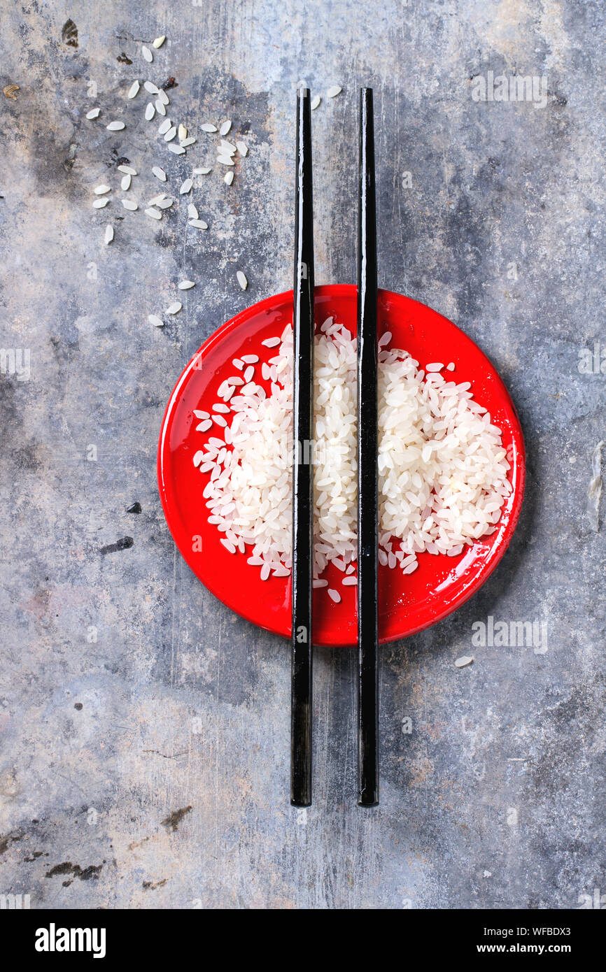 White rice circle hi-res stock photography and images - Alamy