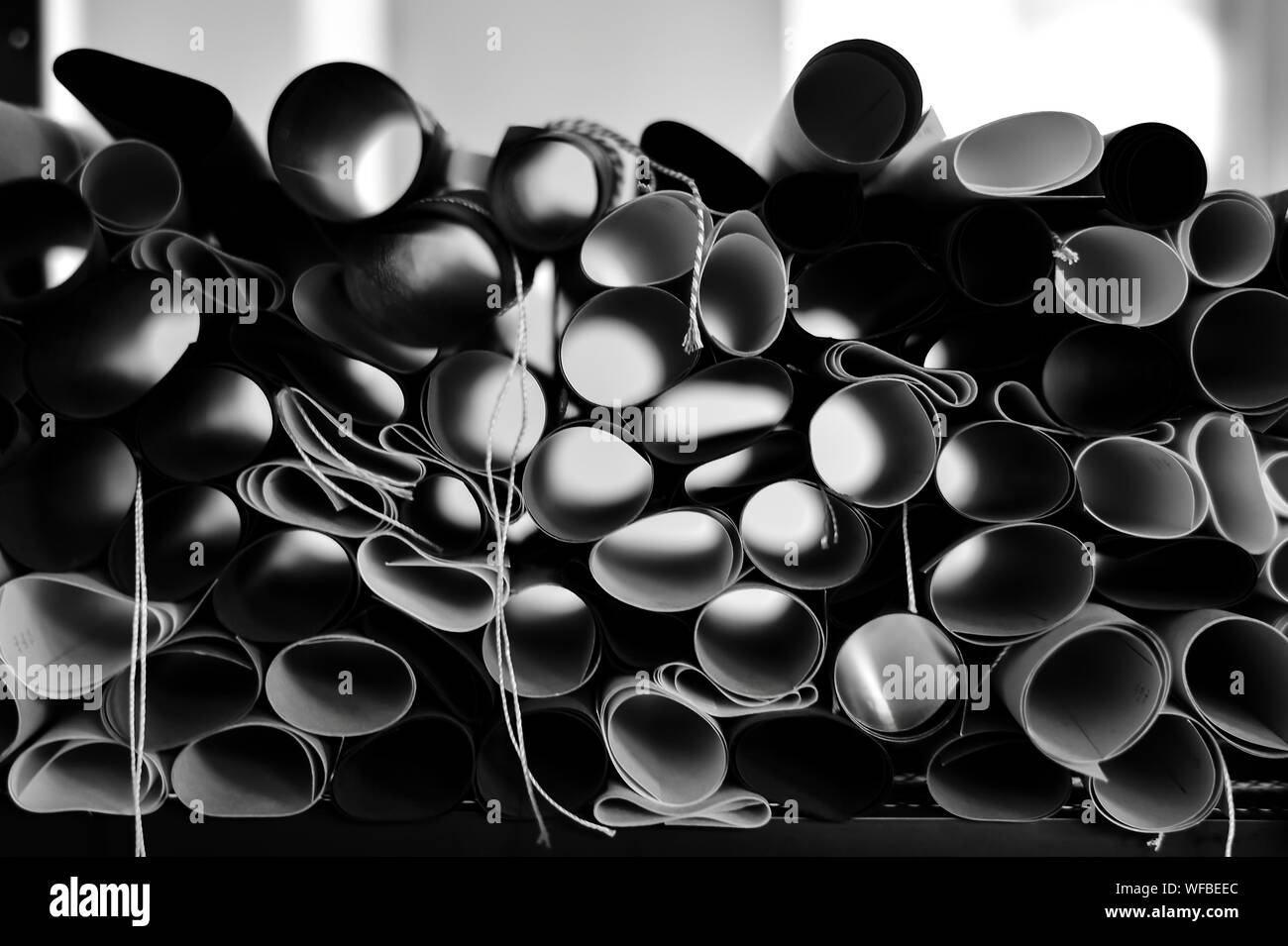 Rolled paper hi-res stock photography and images - Alamy